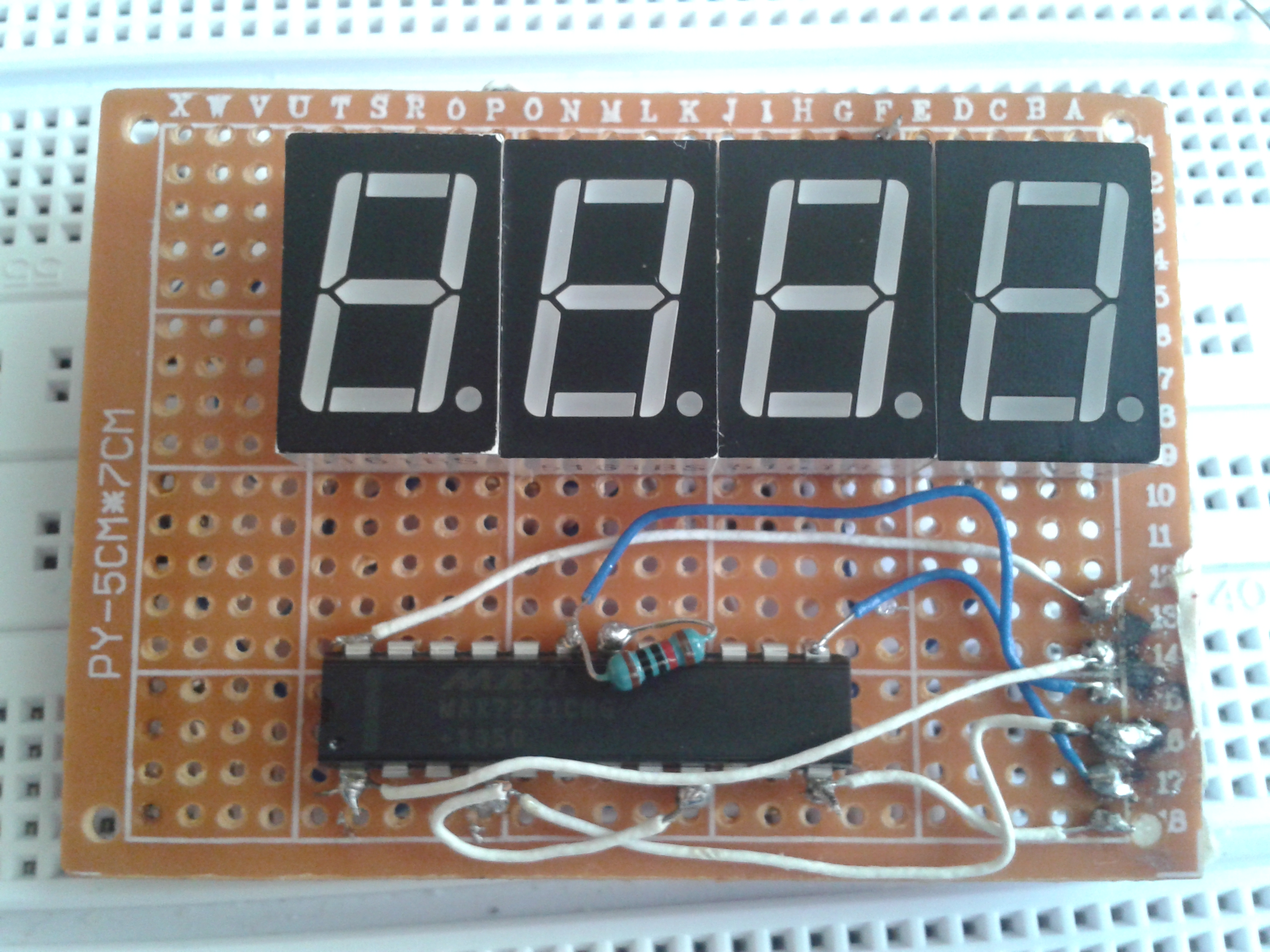 7 Segment Anzeige Anode Mit Max7219max7221 Und Raspberry Pi